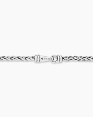 Mens Wheat Chain Necklace in Sterling Silver, 2.5mm | David Yurman
