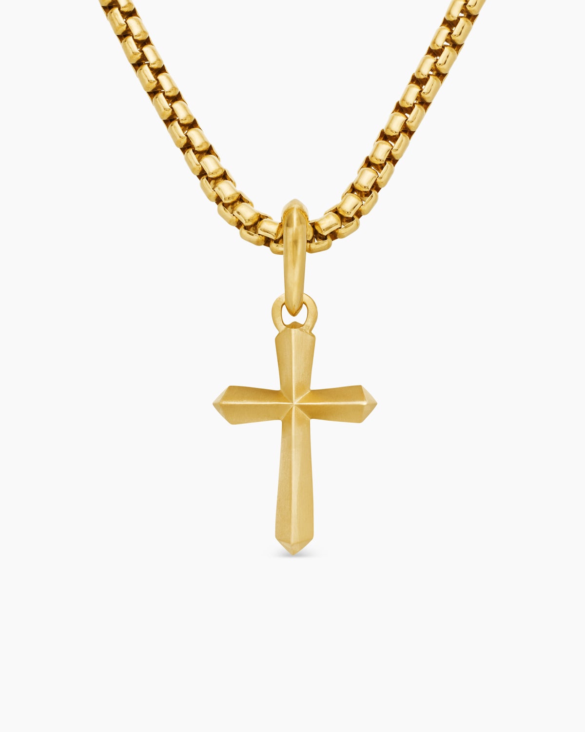 Shop Men's Gold Cross Pendants | David Yurman