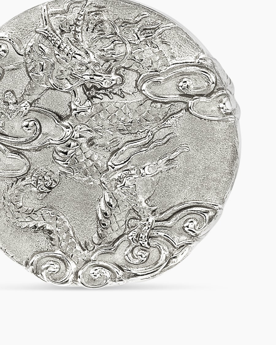 Mens Dragon Amulet in Sterling Silver | David Yurman
