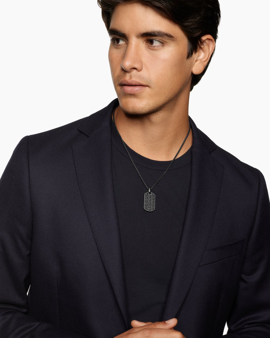 Men's Dog Tag Pendants | David Yurman
