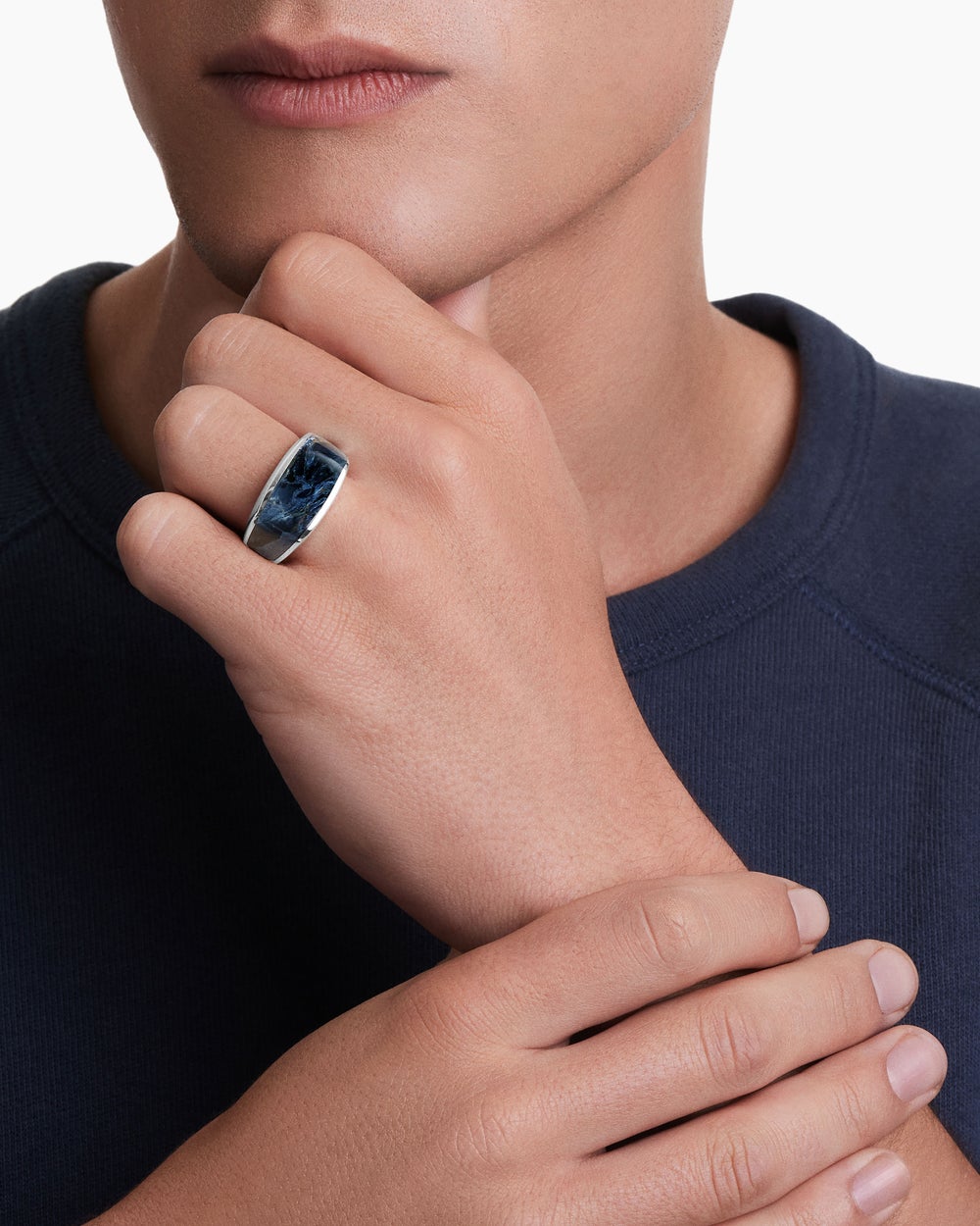 Men's Silver Signet Rings | David Yurman