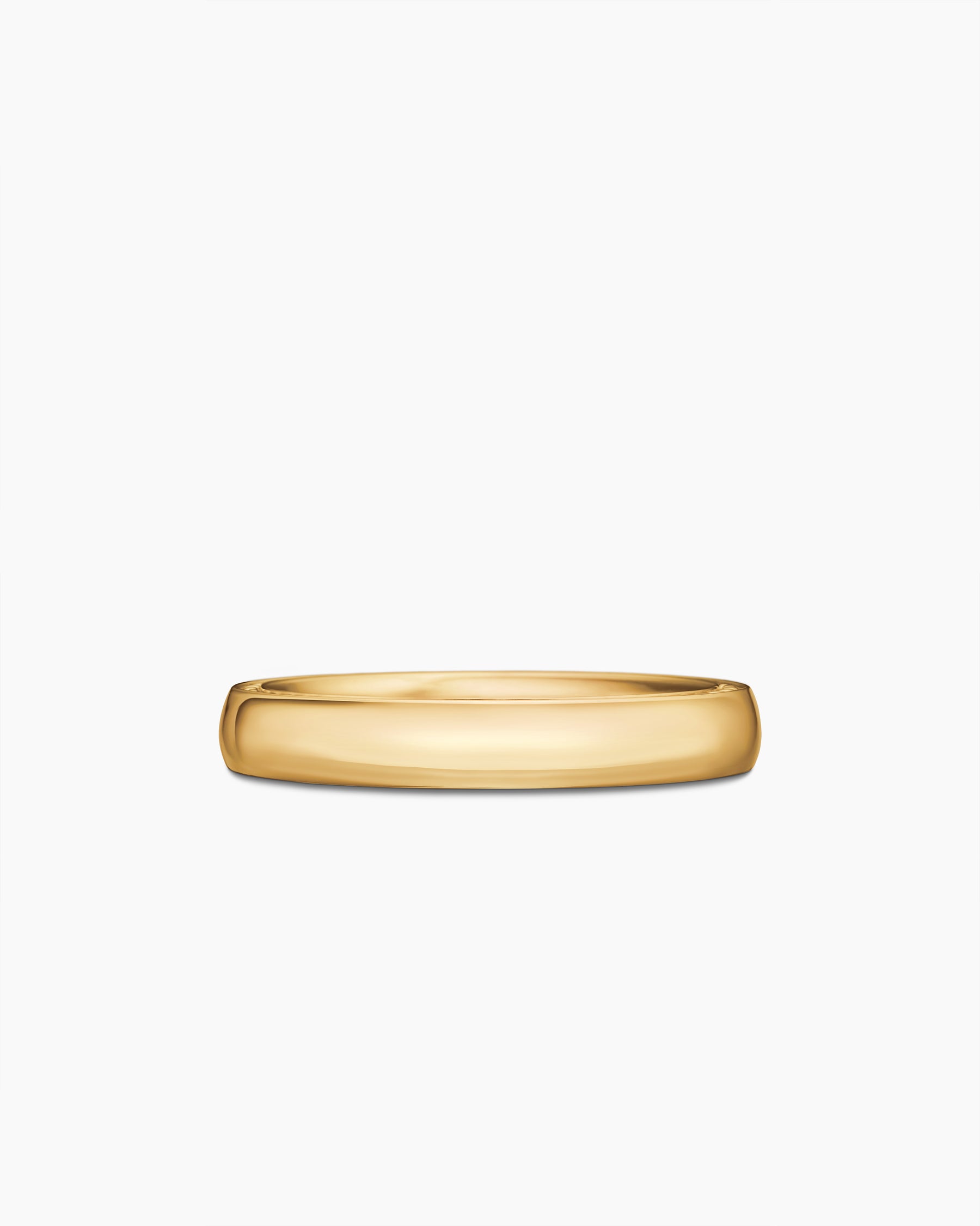 Mens Streamline Band Ring in 18K Yellow Gold, 4mm | David Yurman